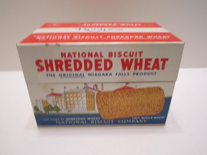 Shredded Wheat Vintage Recipe Box Nabisco Co 1973 - Etsy