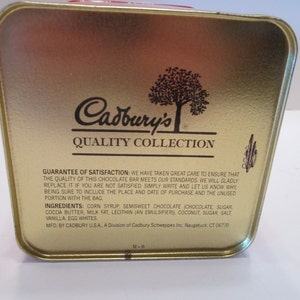 Cadbury Candy Vintage Tins - Set of 2 - Made in USA by Cadbury USA ...