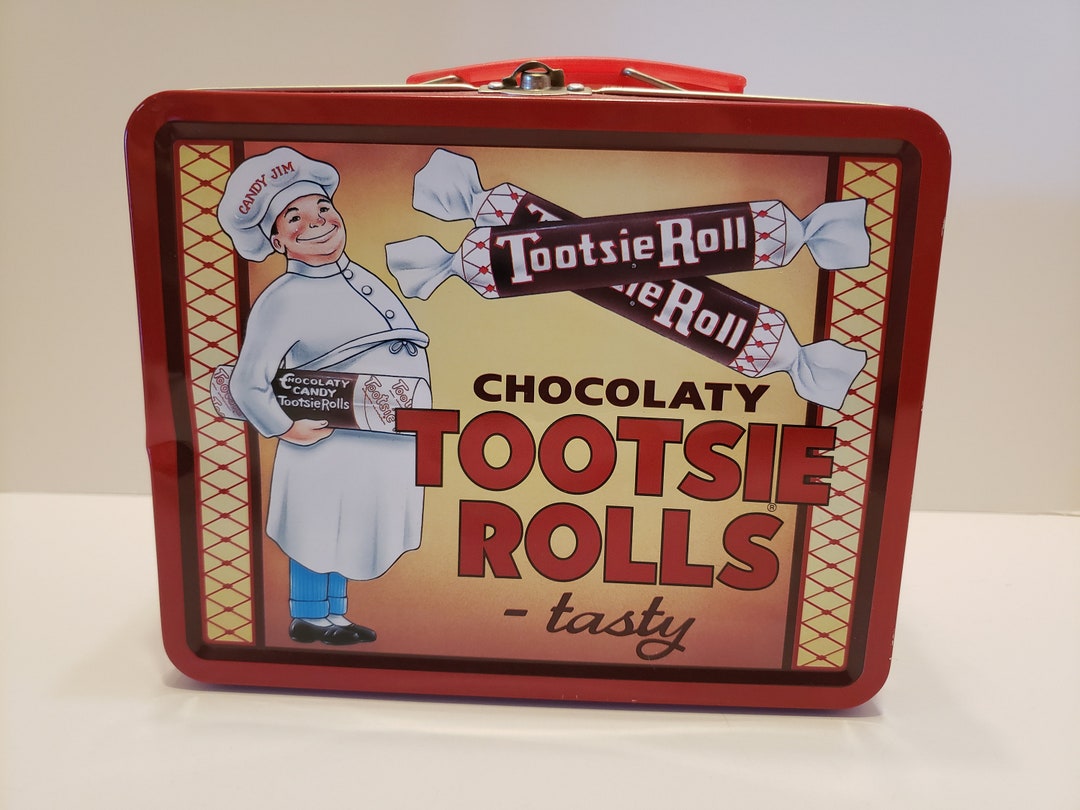 Tootsie Roll Candy Lunch Box Tin 1997 Series 2 Vintage Lunch Box ...