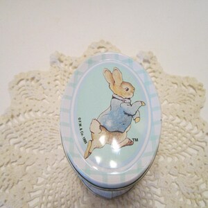Peter Rabbit Vintage Mini Oval Tin - by Beatrix Potter and Frederick ...