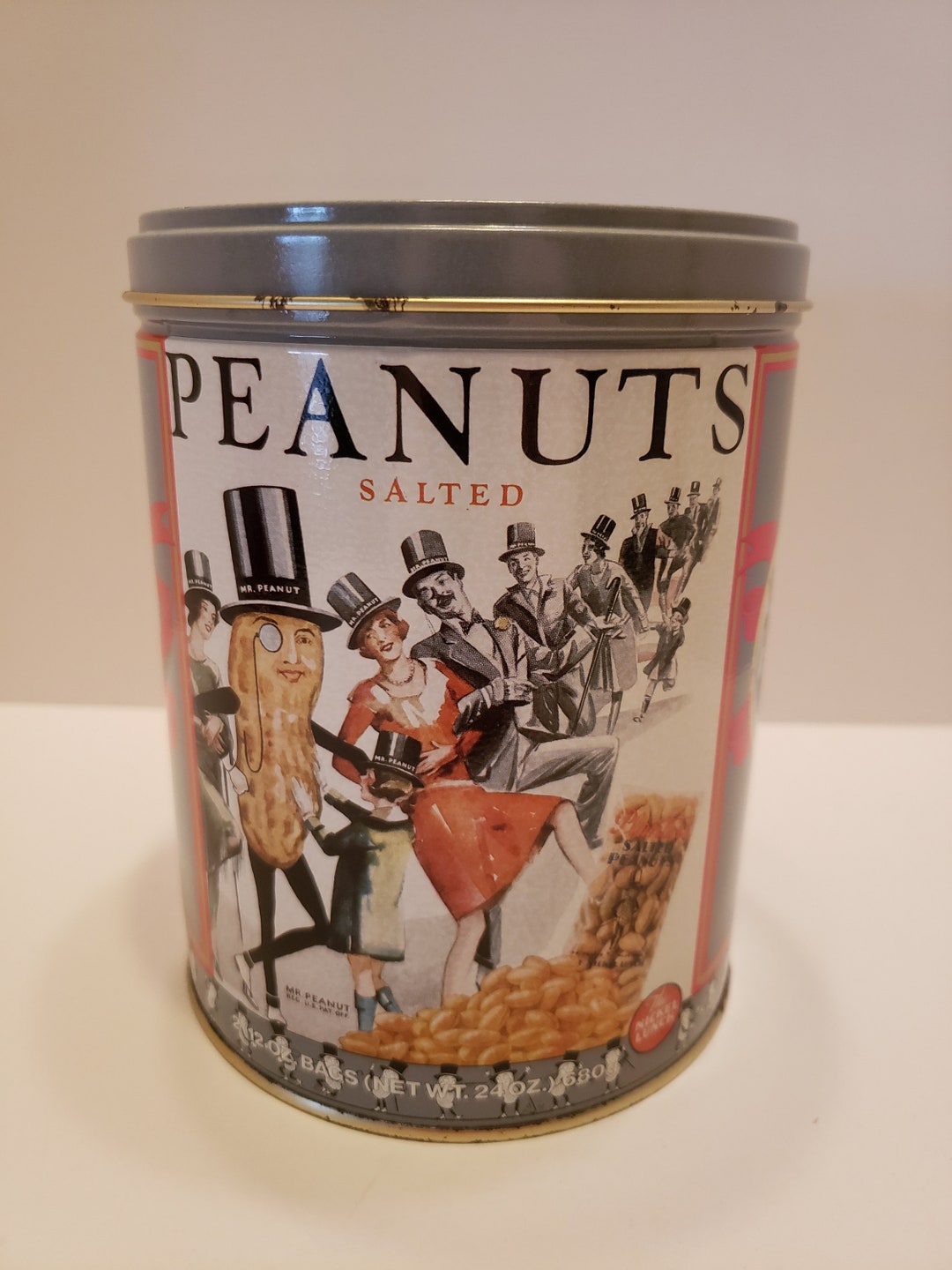 Planters Peanuts Brand Vintage Tin - Near Mint Condition - Etsy