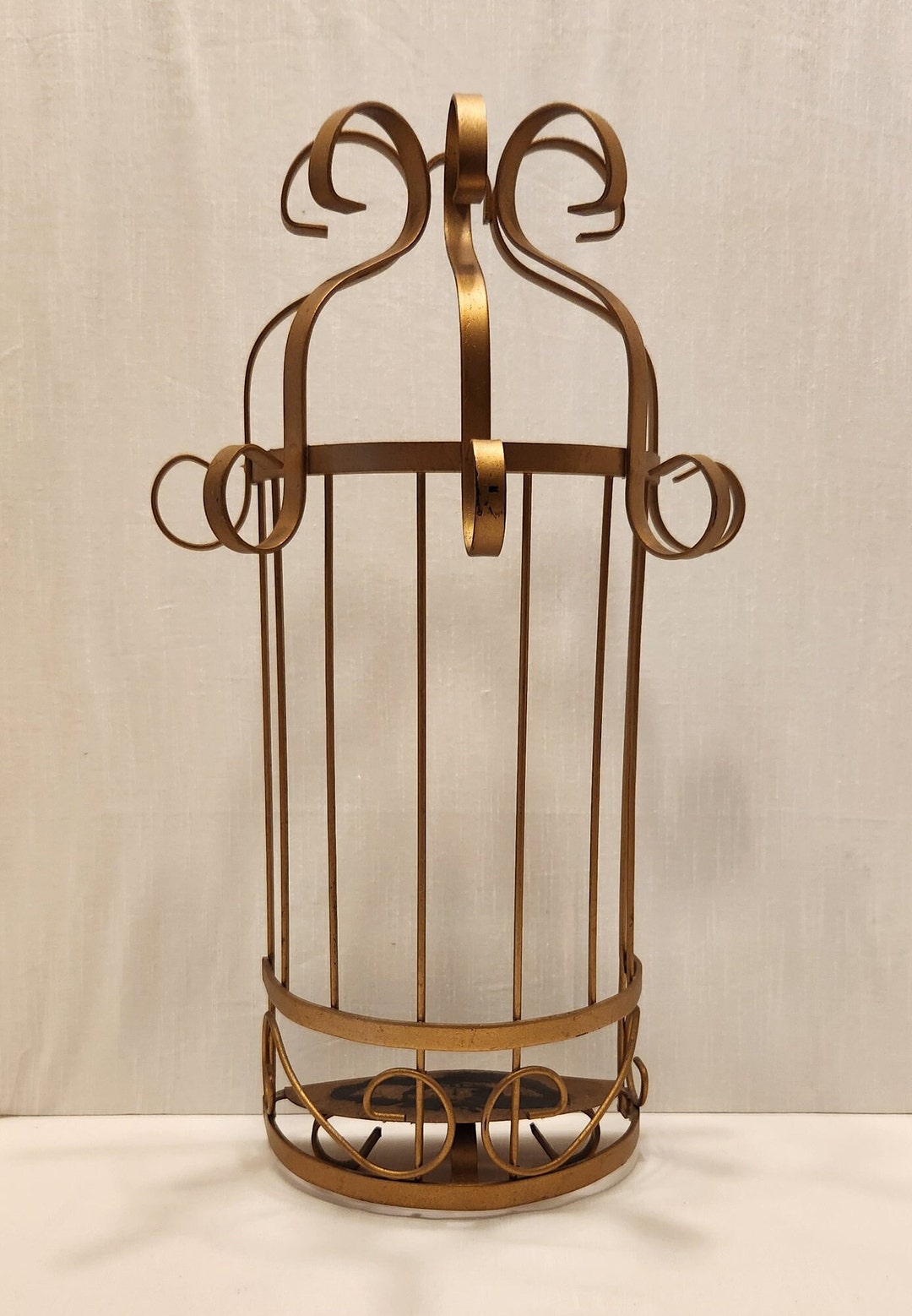 Vintage Wall Half Bird Cage Shelf or Flower Display Wall Decor BOHO ...
