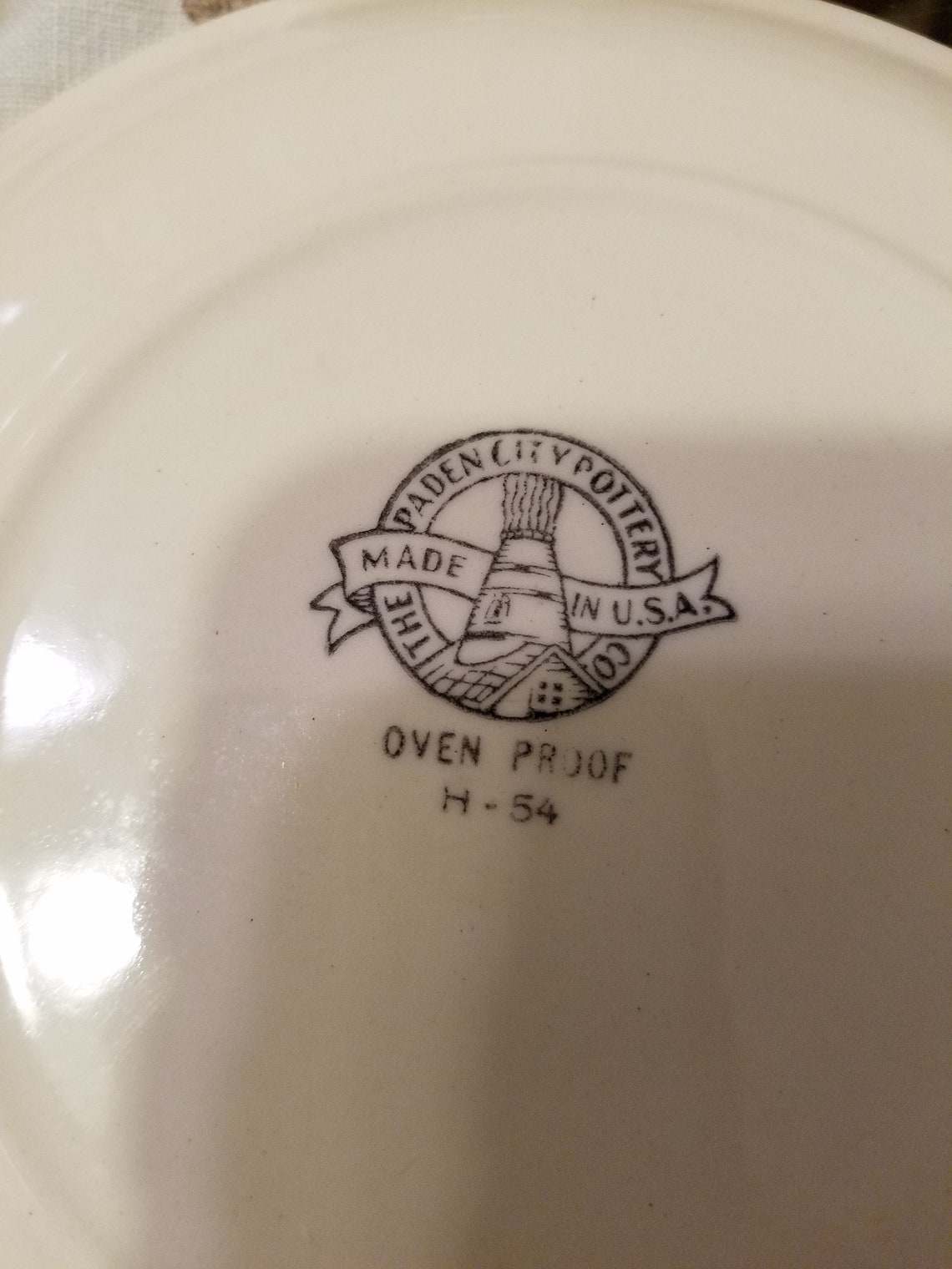 Pink Rose China H-54 Pattern Paden City Pottery Co. - Etsy