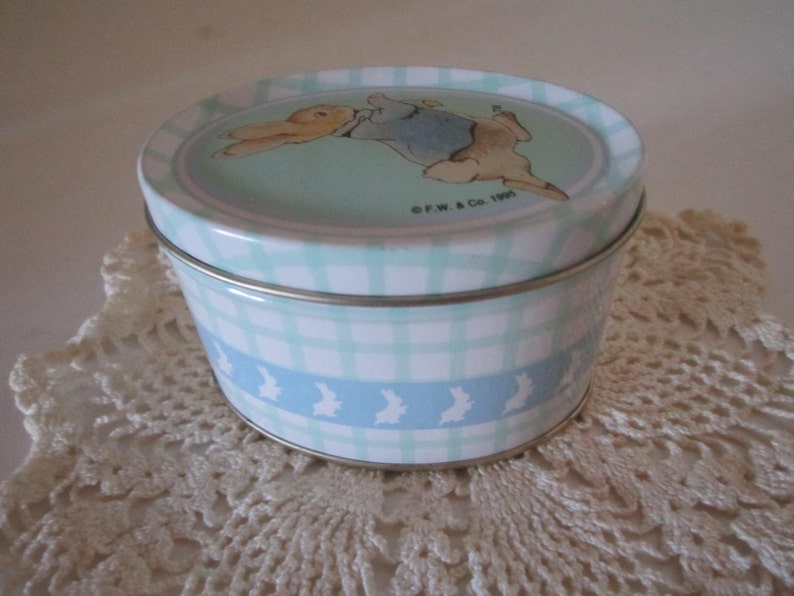 Peter Rabbit Vintage Mini Oval Tin by Beatrix Potter and - Etsy