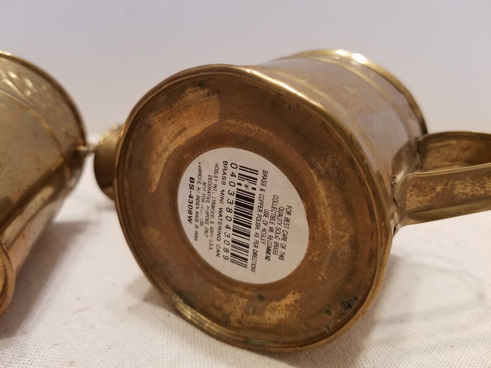 Mini Brass Containers Bucket Watering Can and Pitcher | Etsy