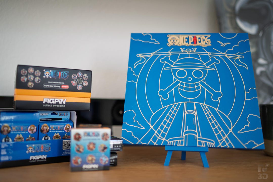 One Piece Figpin Display Board: 3D Printed Jolly Roger Pirate Flag - Etsy