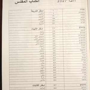 The Holy Bible - in Hebrew and Arabic Together - Etsy