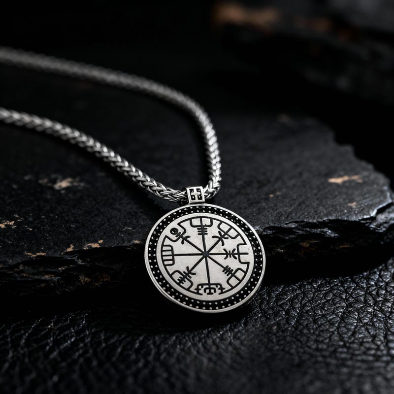 Nordic Vegvisir Pendant - Etsy