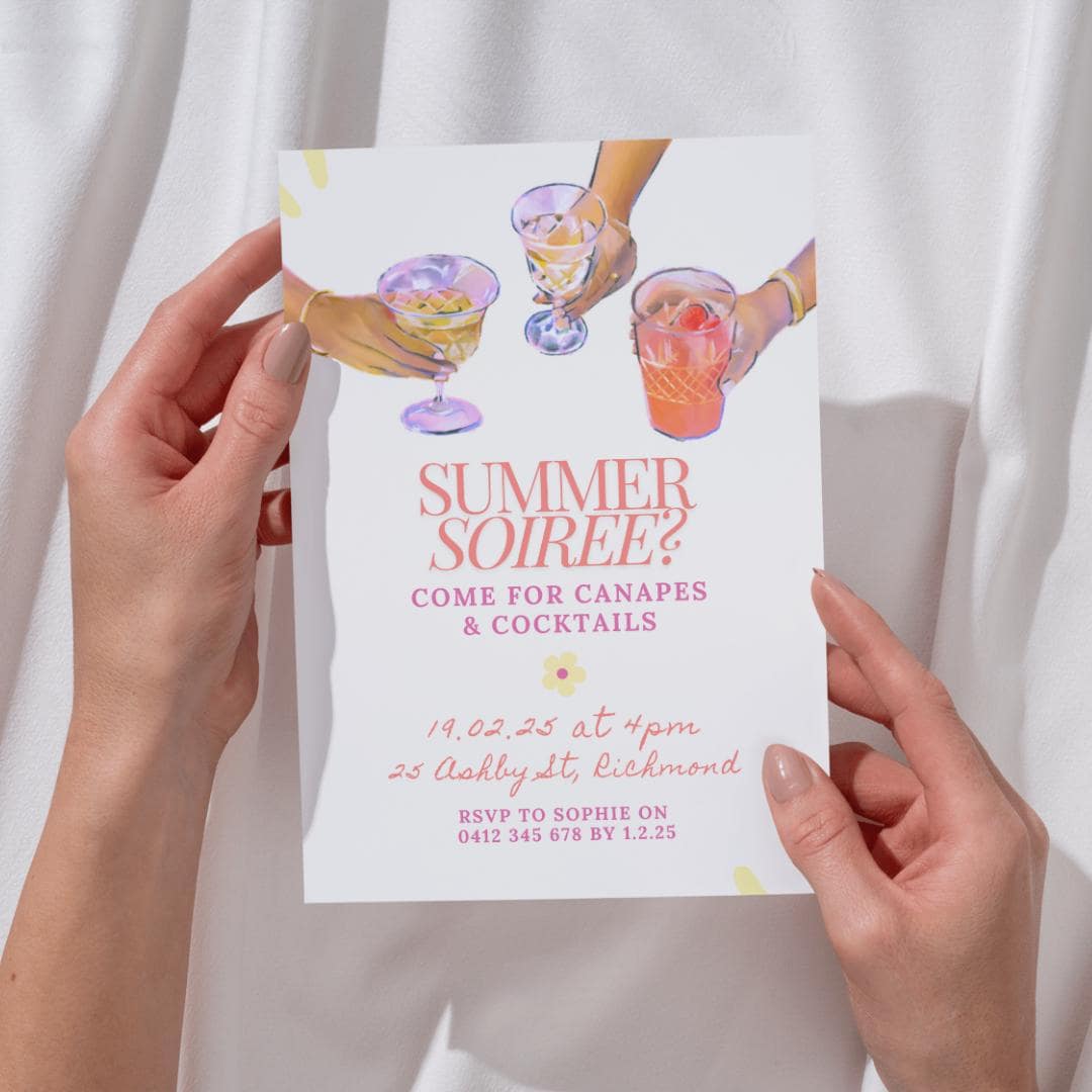 Summer Soiree Invitation Template - Etsy