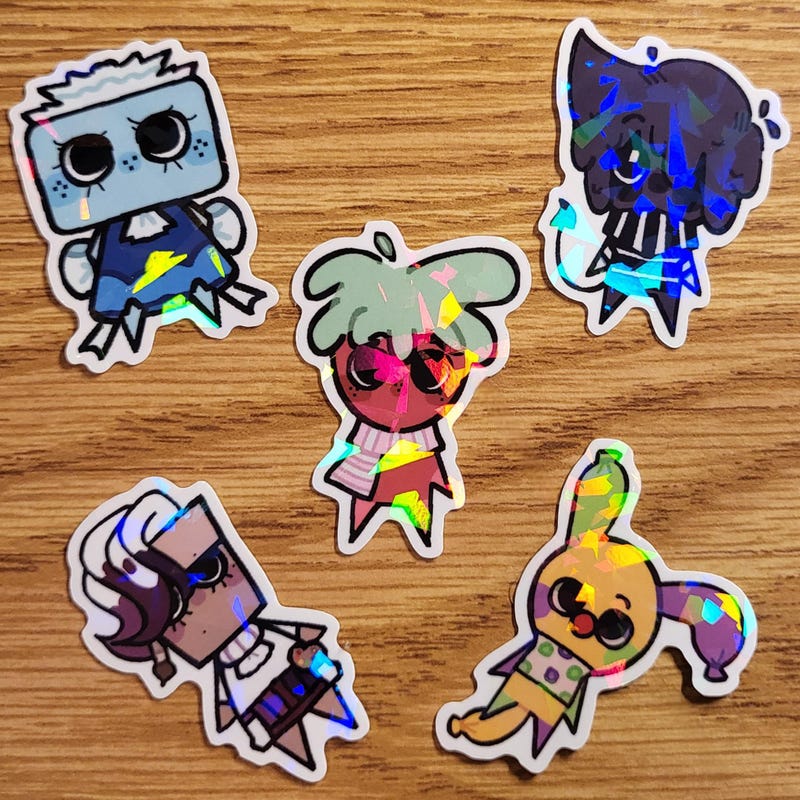 Dandy World Stickers - Etsy