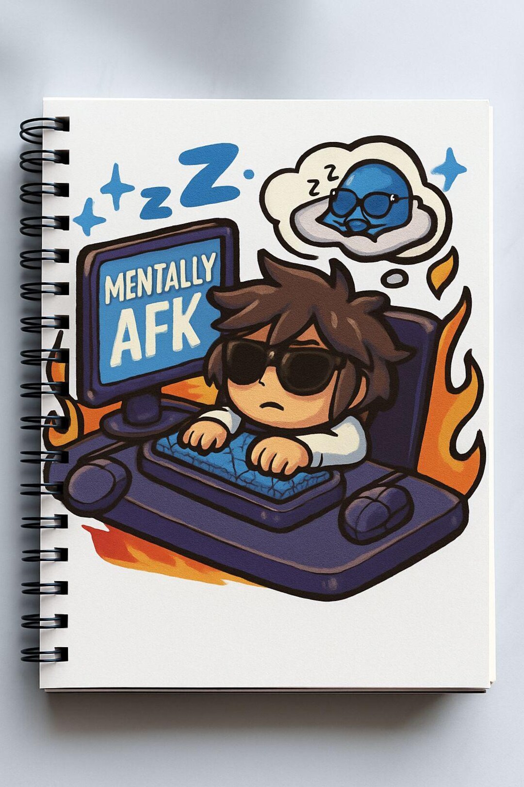 Pixel Art Gamer Stickers: Retro AFK Cozy Vibe Decals - Etsy