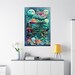 Celestial Forest Moon Wall Art - Vertical Posters, Dreamy Watercolour ...