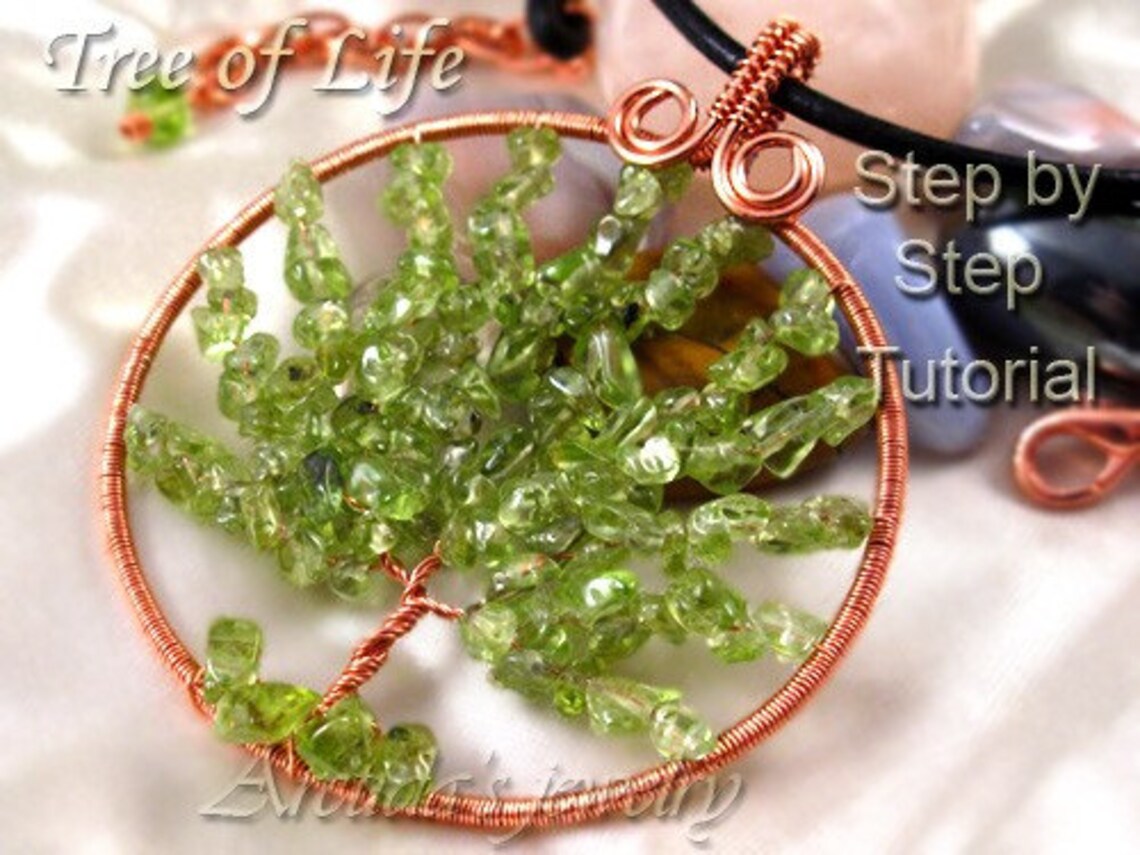 Necklace Tutorial Pendant Tutorial Tree of Life DIY Tutorial Wire ...