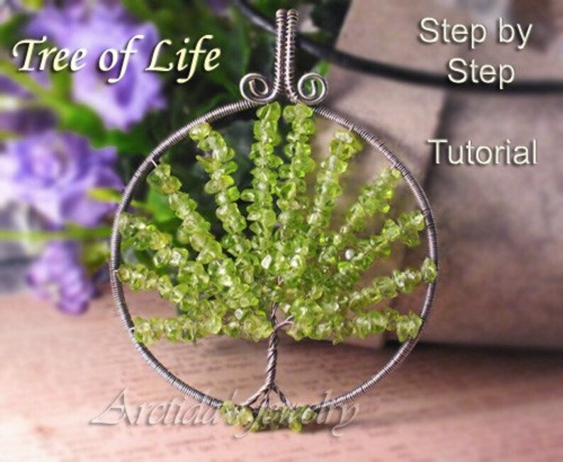 Necklace Tutorial Pendant Tutorial Tree of Life Tutorial DIY Pendant ...