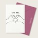 I Love You K-pop Idol Heart Hand Sign Language With Printable Card for ...