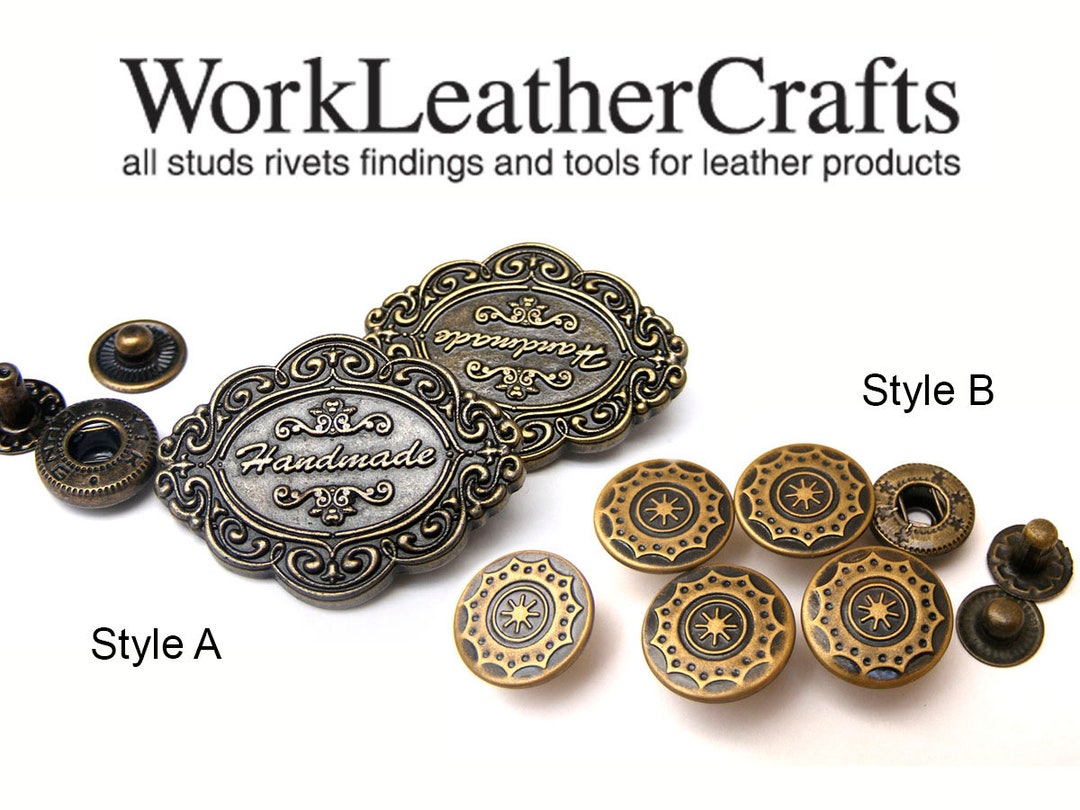 10sets Vintage SNAPS Fasteners Press Stud Spring Button - Etsy