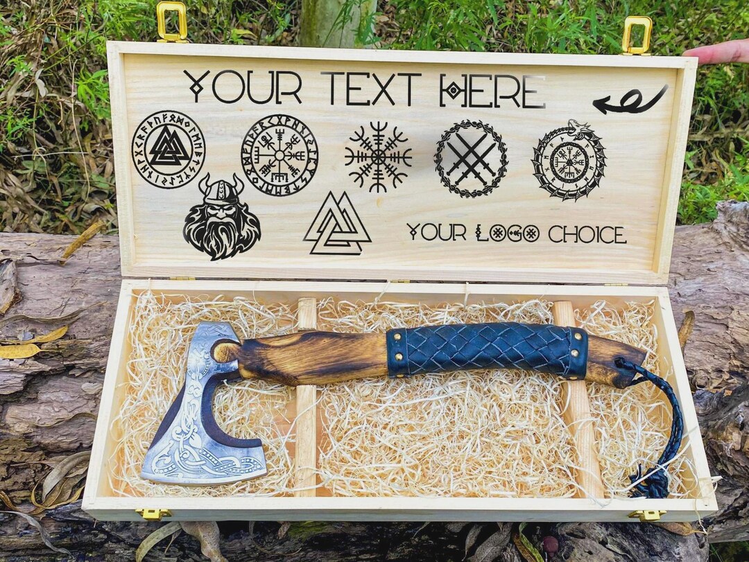 Custom Viking Tomahawk – Hand Forged Carbon Steel Throwing Axe ...