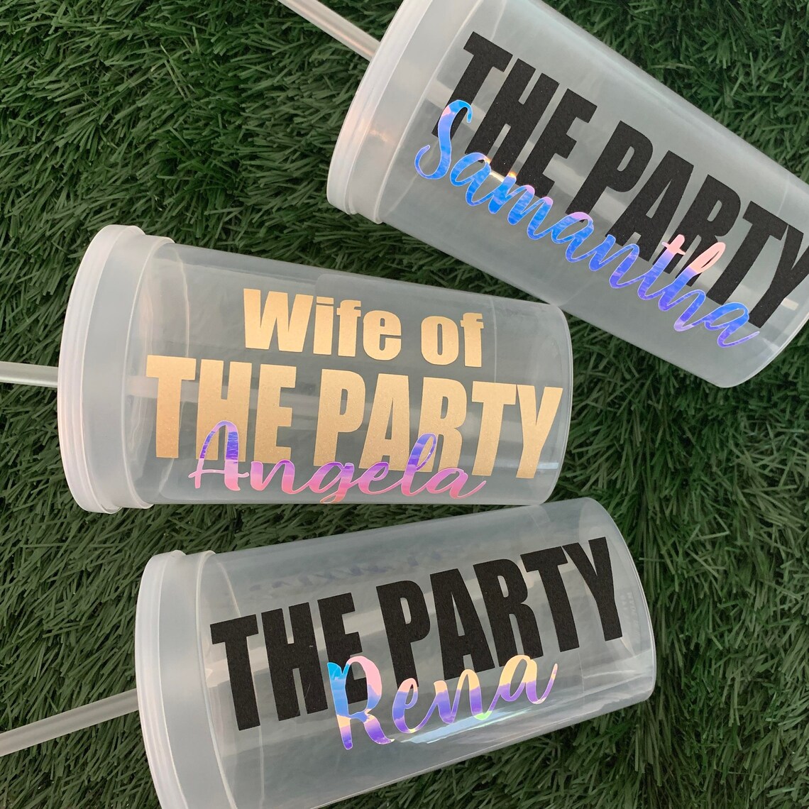 Personalized Party Cups Bridesmaid Party Cups Bachelorette - Etsy