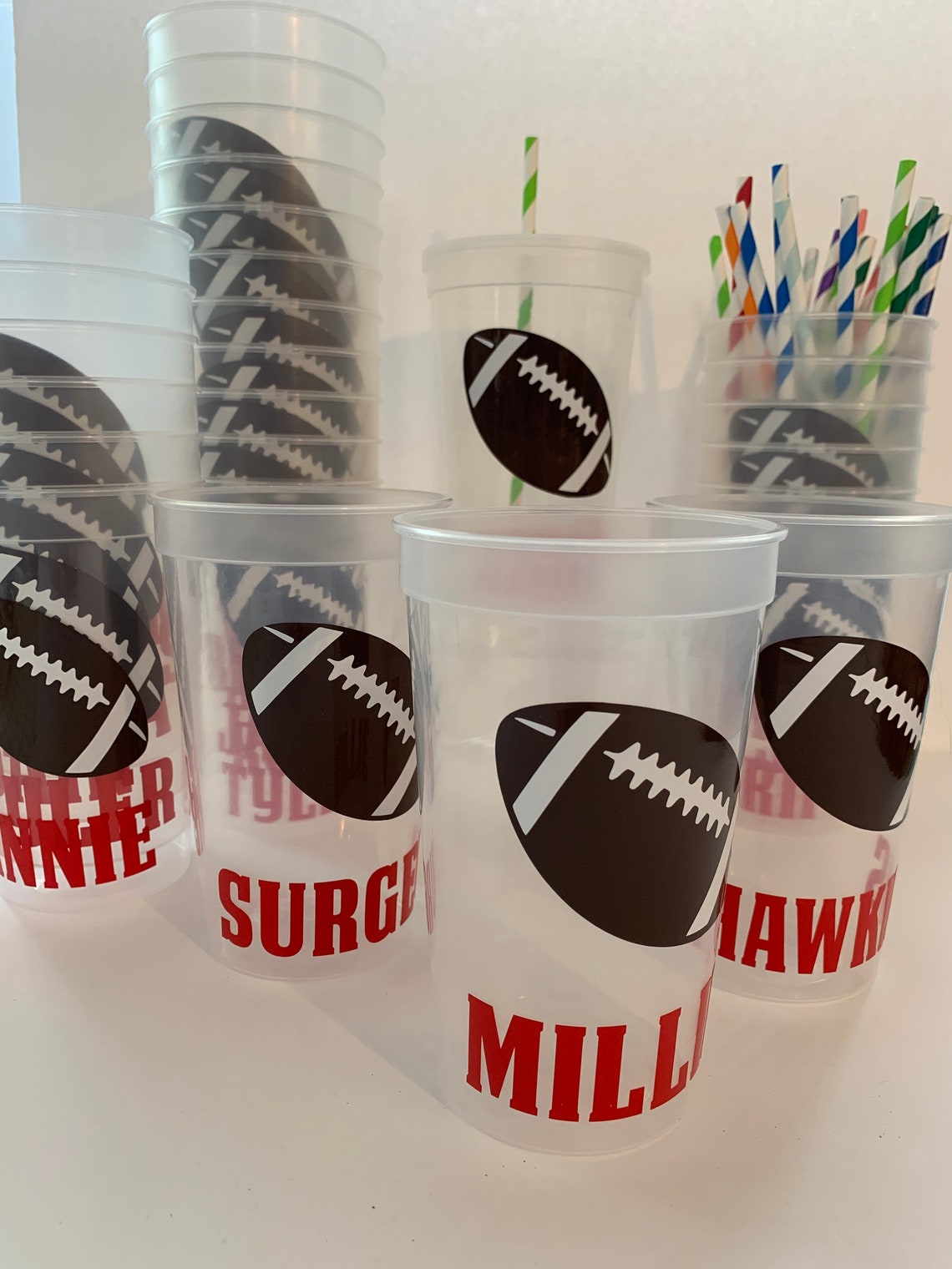 Football Stadium Cups. Personalized and Customized for Your - Etsy