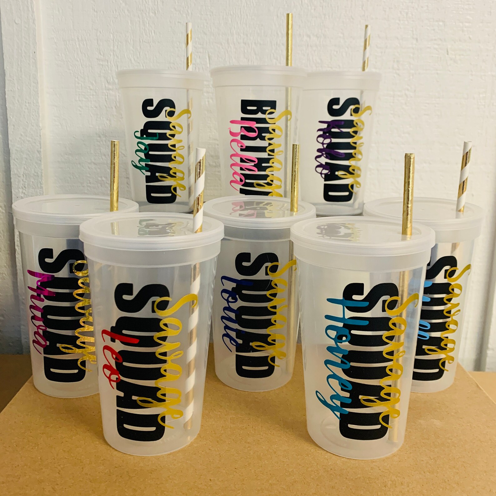 Birthday Cups Personalized With Name Reusable Keepsake for - Etsy