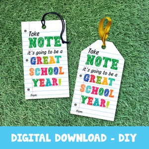 DIY Printable Back to School Gift Tags - Tags for BTS Gift - From ...