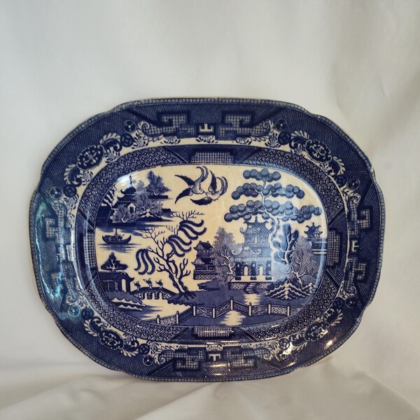 Early Blue Willow - Etsy