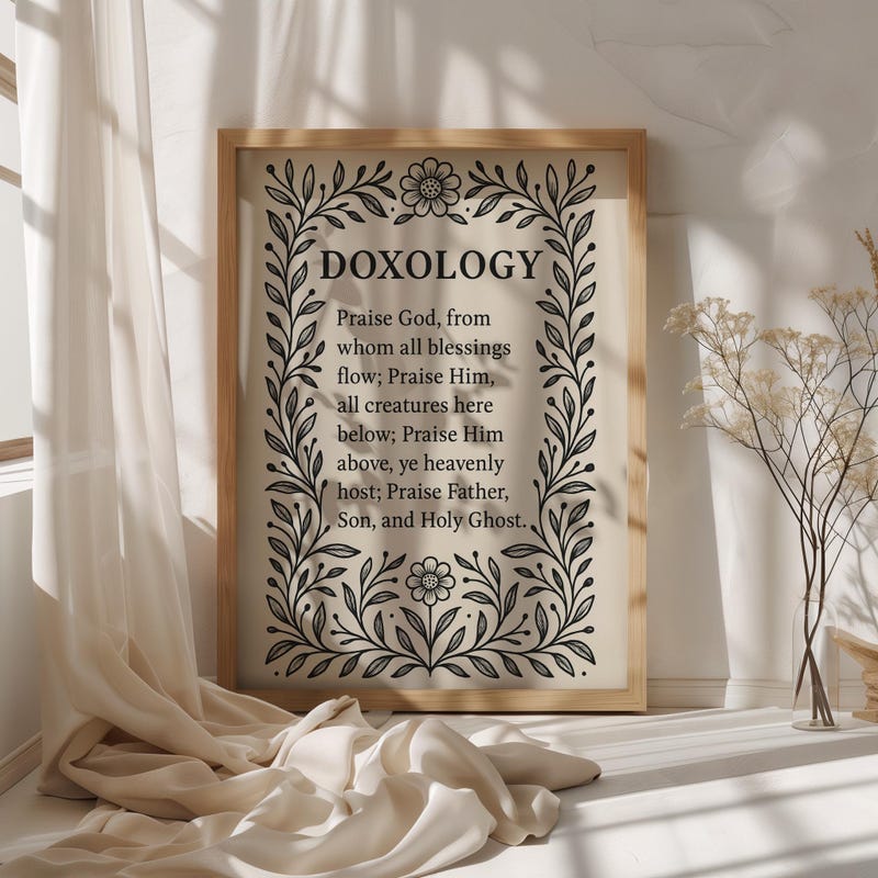 Doxology Print - Etsy