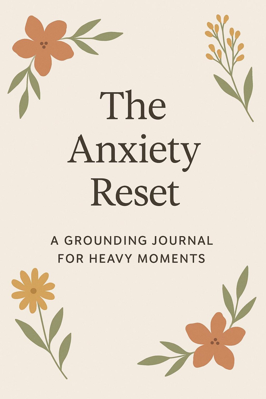 The Anxiety Reset – Printable Journal for Stress, Calm & Emotional ...