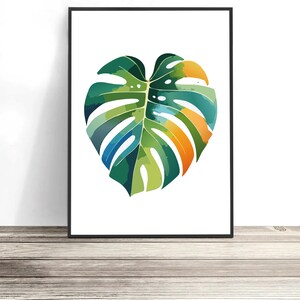 Monstera Digital Art - Etsy