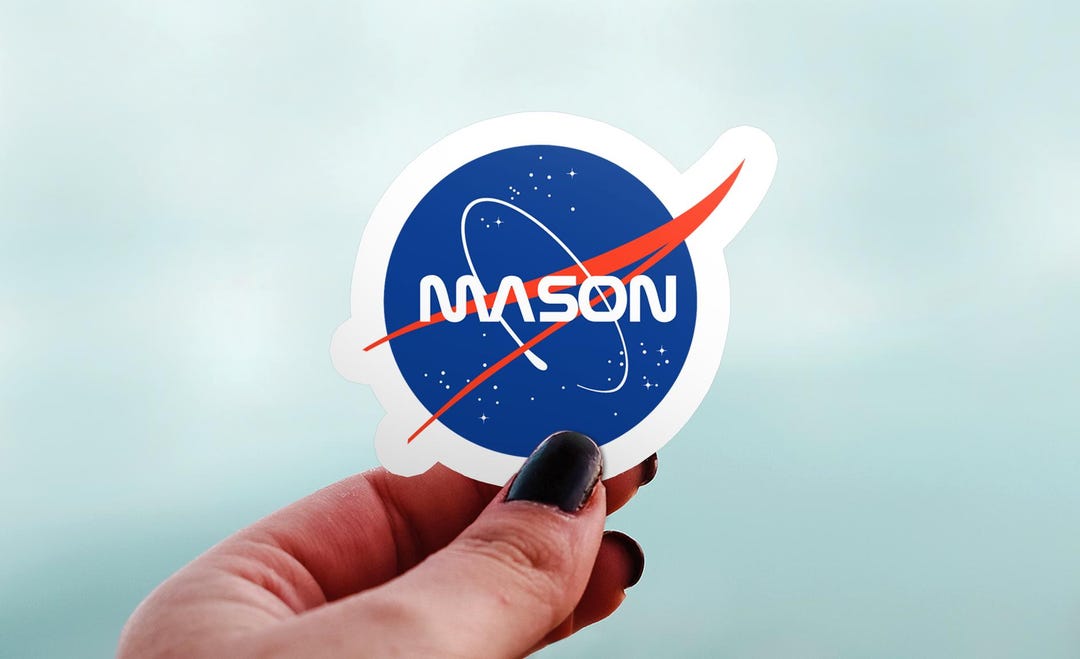 Personalized NASA Logo Sticker: Waterproof Laptop Decal - Etsy