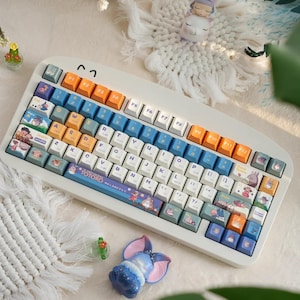 Studio Ghibli Totoro Anime Keycaps Set for Mechanical Keyboard, Artisan ...