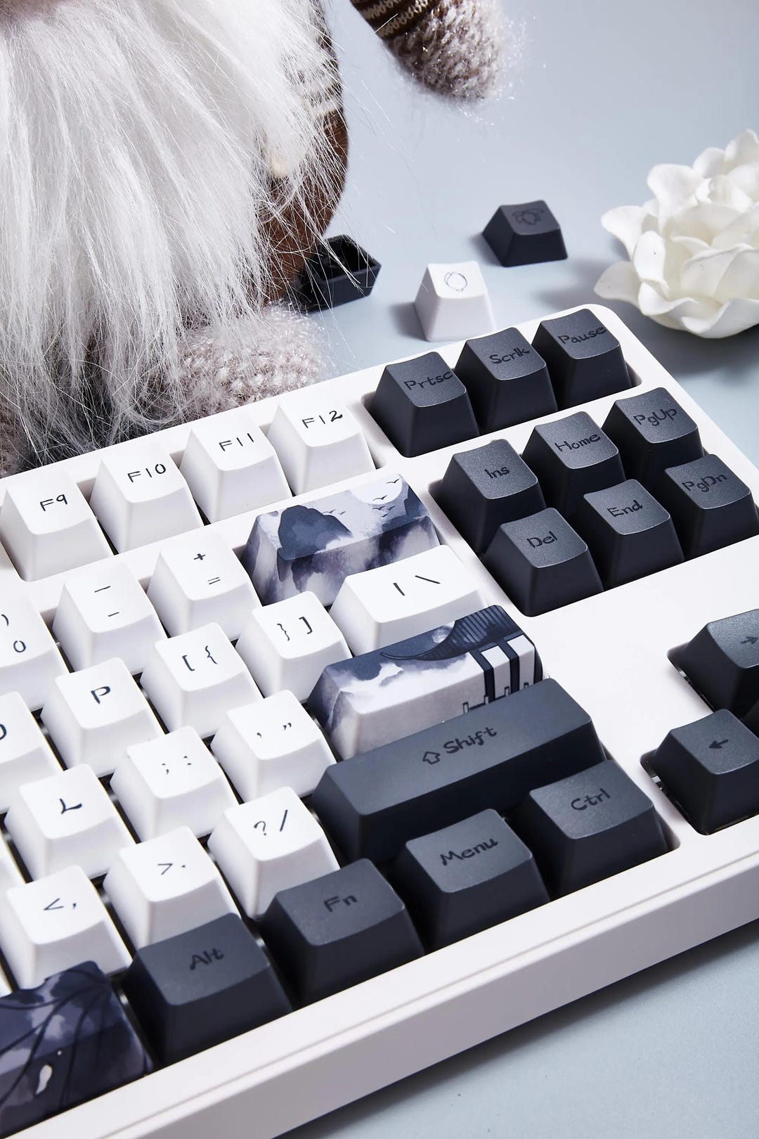 Japanese Samurai Theme PBT ISO Keycaps Set for Mechanical Keyboard ...