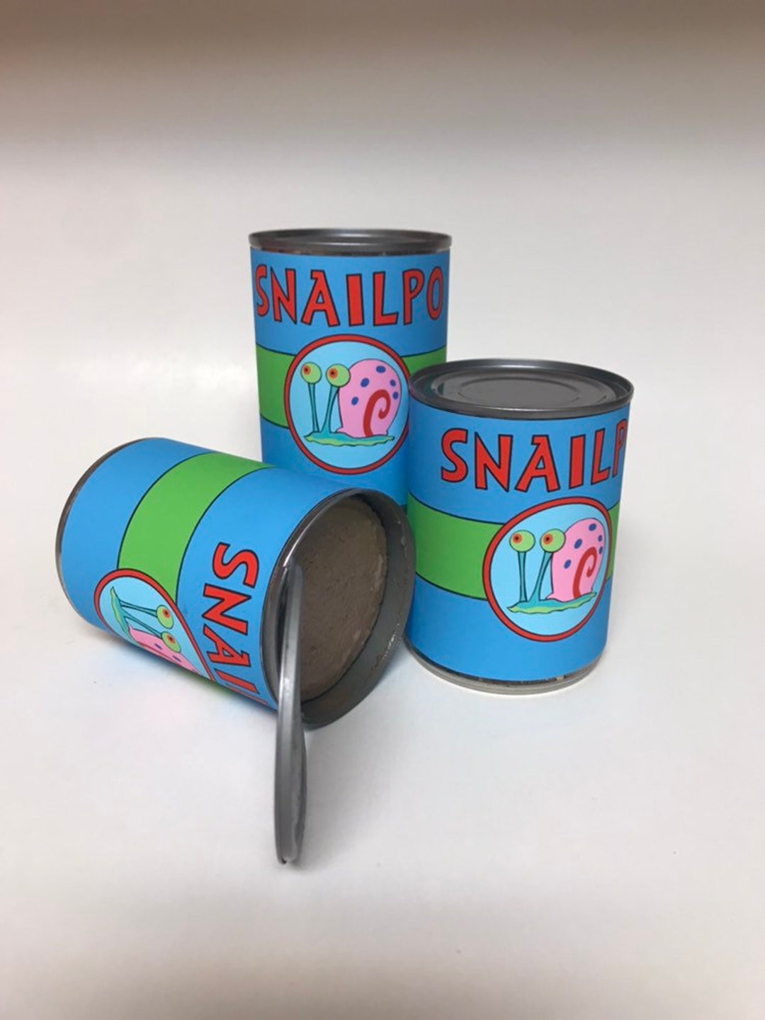 Spongebob Squarepants Inspired Custom Prop Only Snail Po Can - Etsy