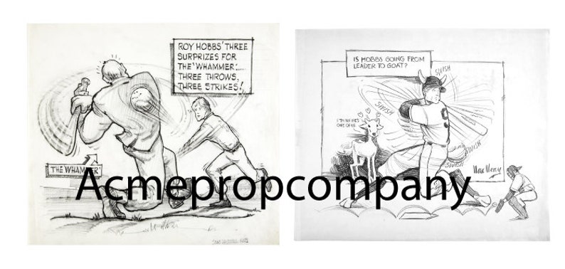 The Natural Robert Redford Max Mercy Cartoons 2 Robert | Etsy