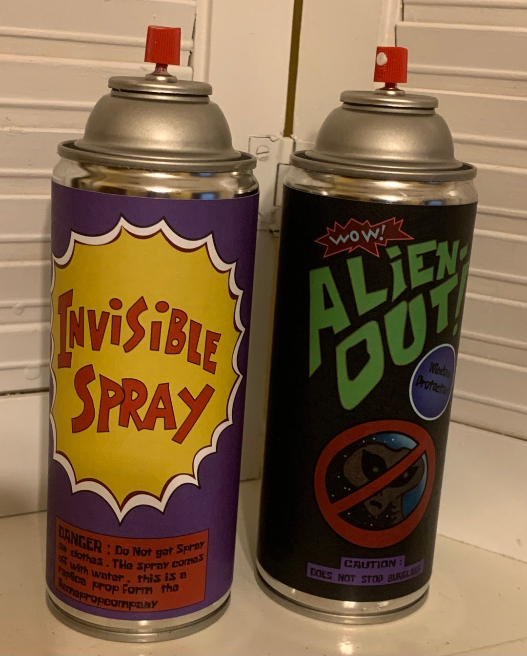 Spongebob ALIEN OUT and INVISIBLE Inspired Prop Replica Spray - Etsy