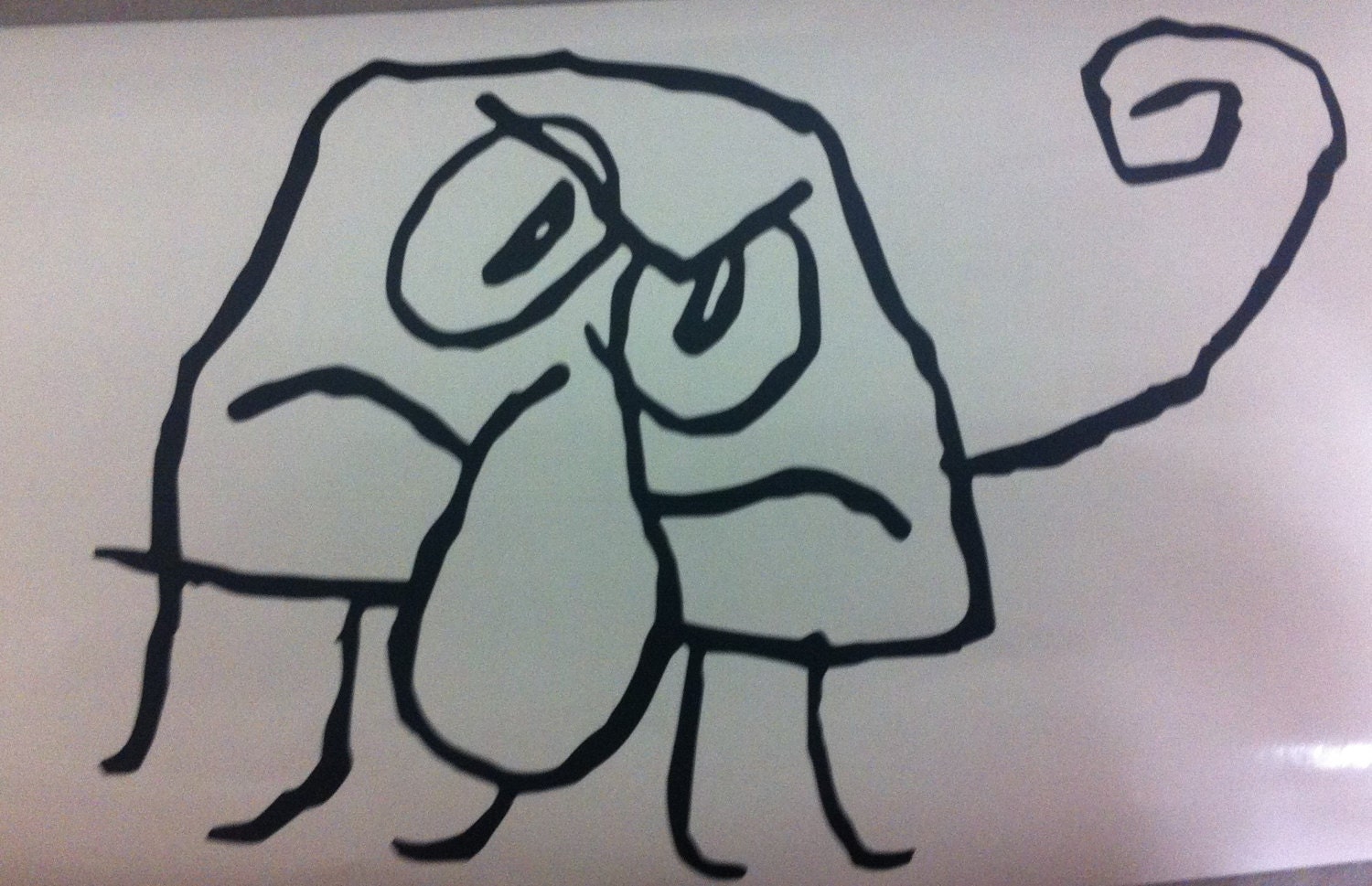 Spongebob Squarepants Squidward Doodle Vinyl Decal - Etsy Israel