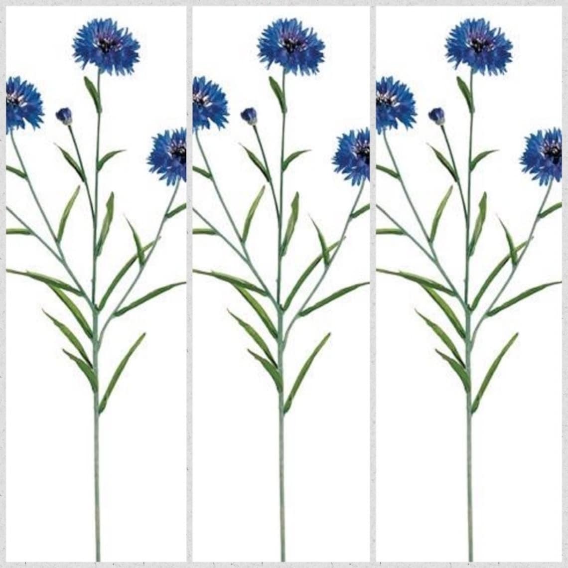 New Artificial Cornflower Silk Cornflower 25.5 - Etsy