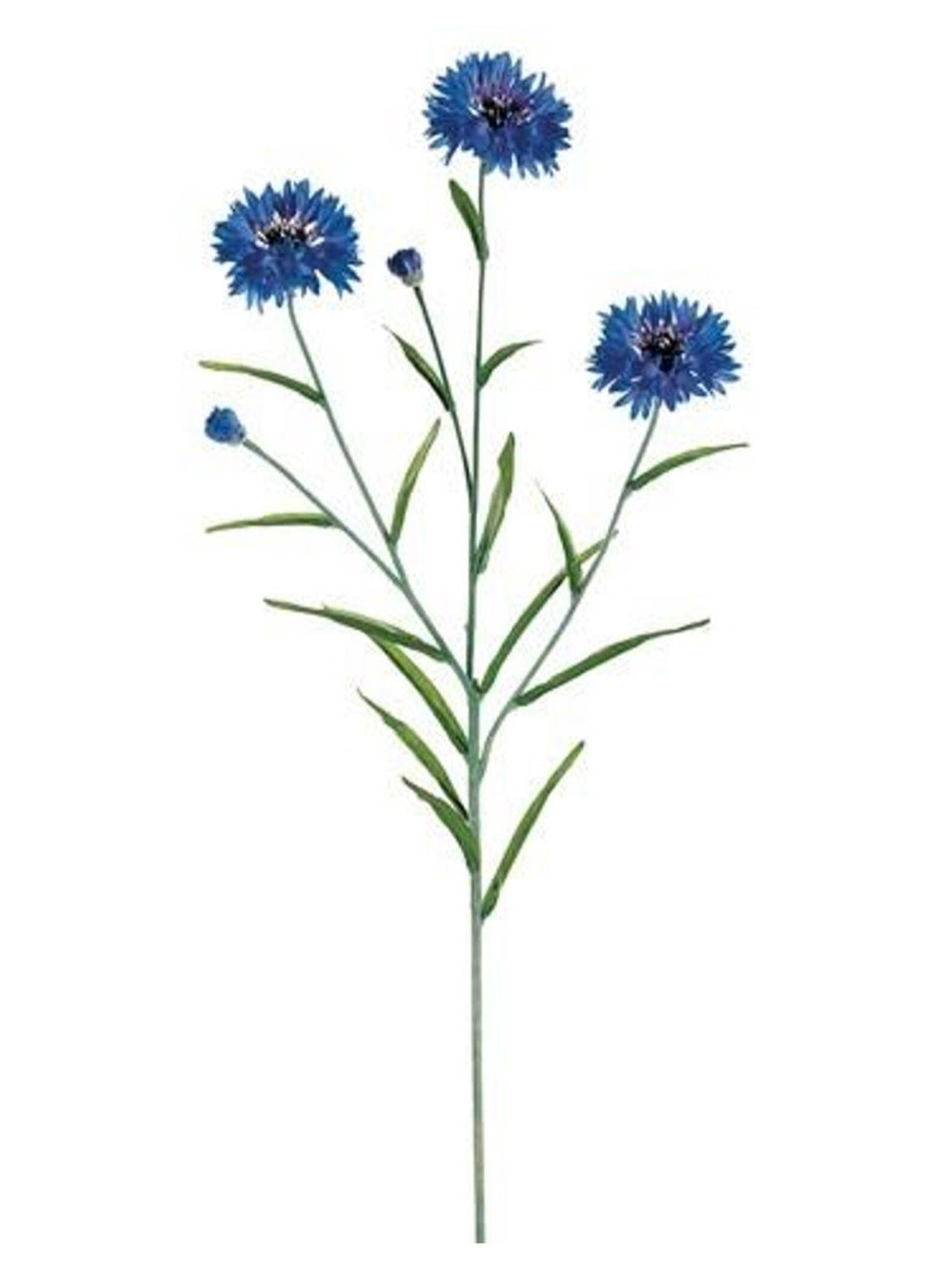 New Artificial Cornflower Silk Cornflower 25.5 - Etsy