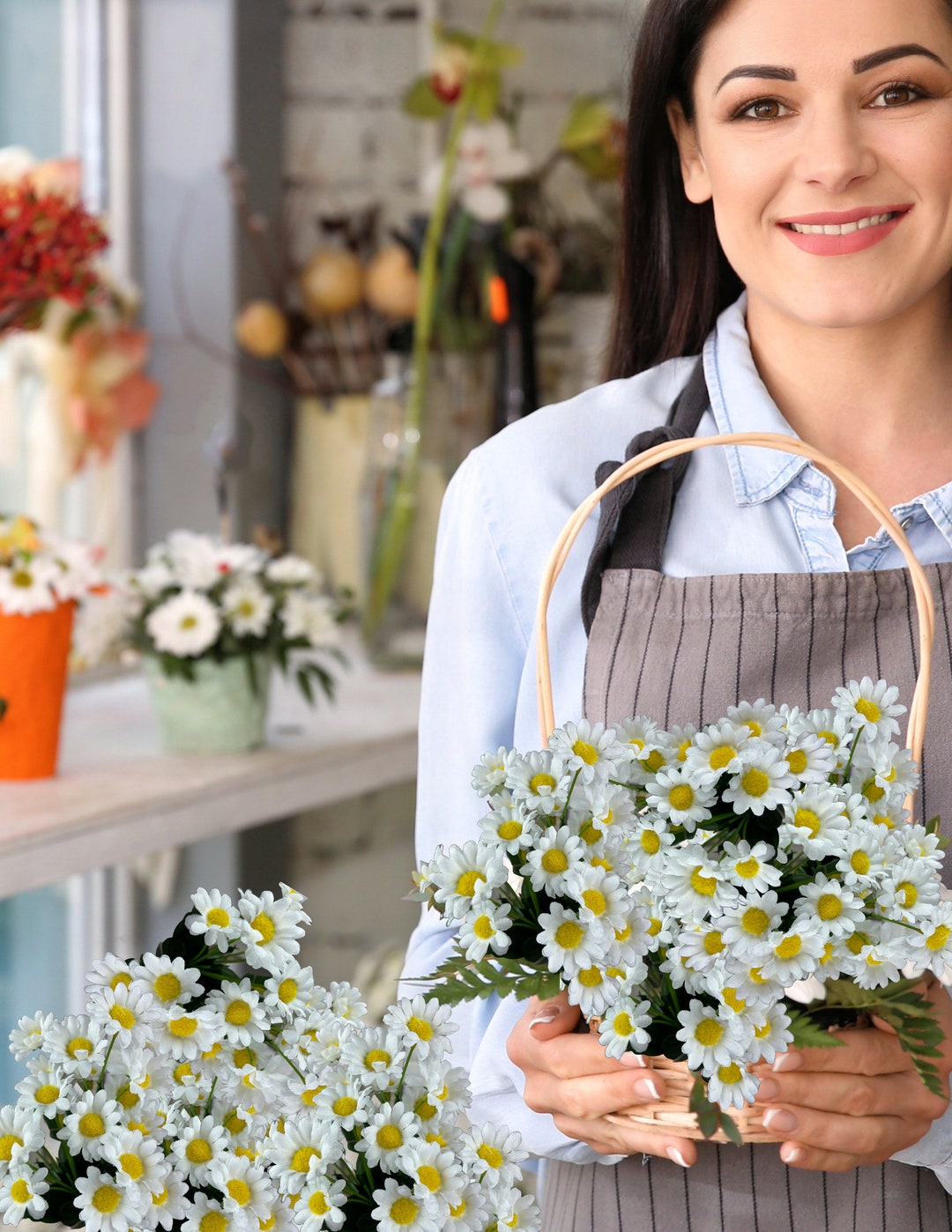 White Mini Daisy Flower Bush for Wedding Flowers Mini White Daisy ...
