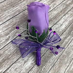 Purple Prom Flowers Purple Rose Mother's Corsage Purple Prom Corsage ...