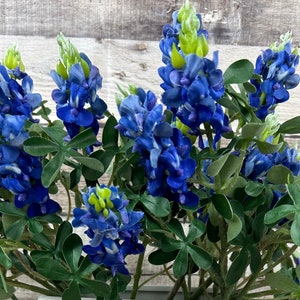 Texas Bluebonnets Fake Bluebonnets for Home Decor Fake Bluebonnets for ...