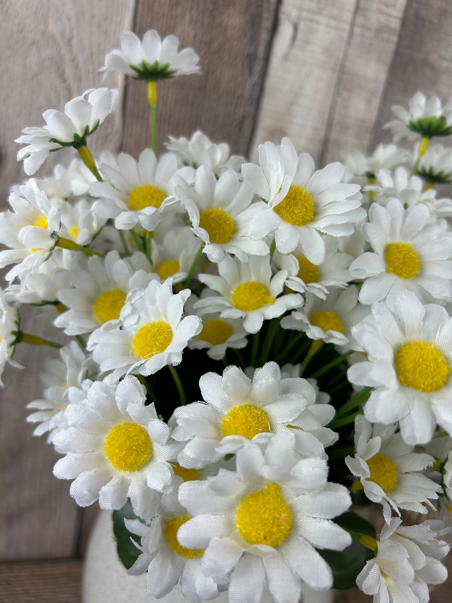 Mini Daisy Flower Bush for Wedding Flowers Mini White Daisy Bundle 13 ...