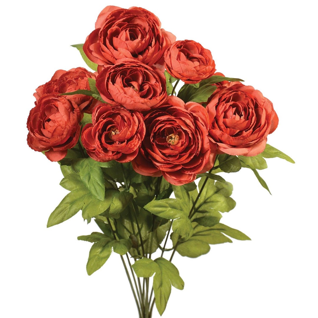 Rust Flowers for Home Decor, Rust Flowers for DIY Wedding, 9 Rust ...