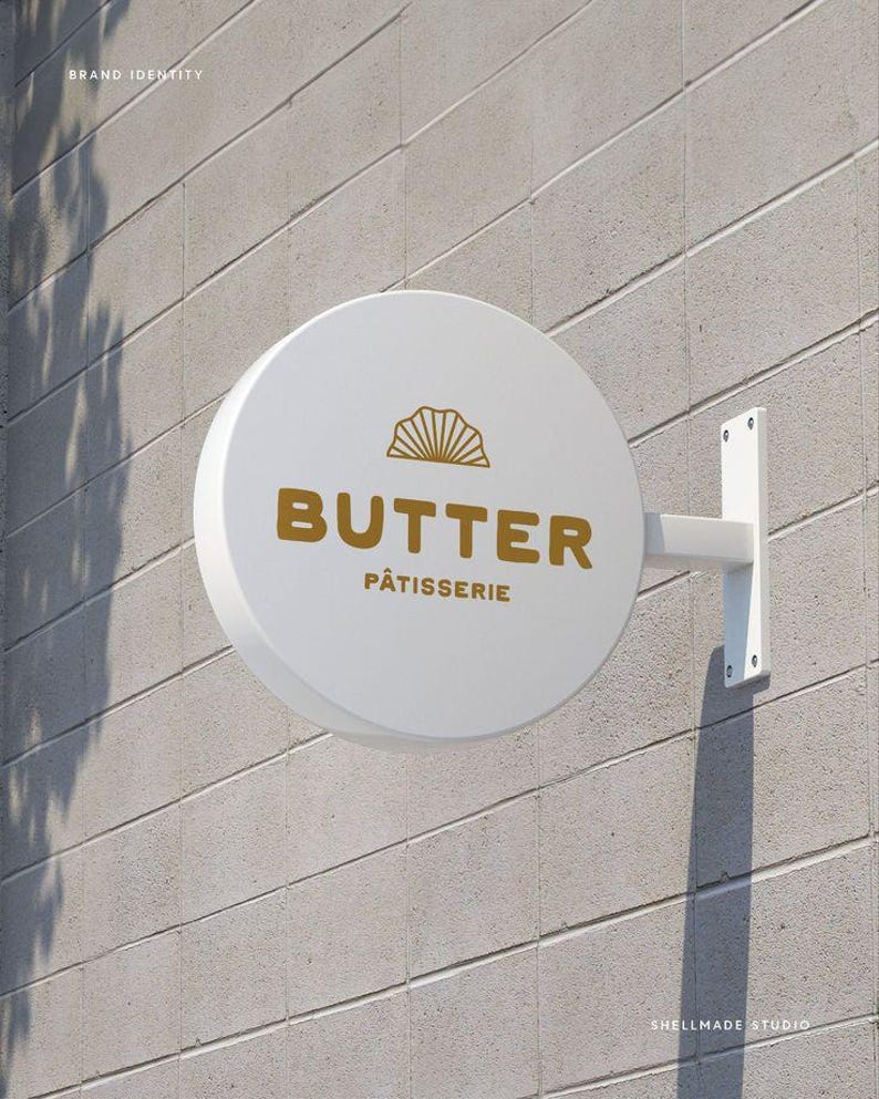 Custom Round Logo Sign, Wall Mounted Sign, Custom Blade Sign, Shop Sign ...