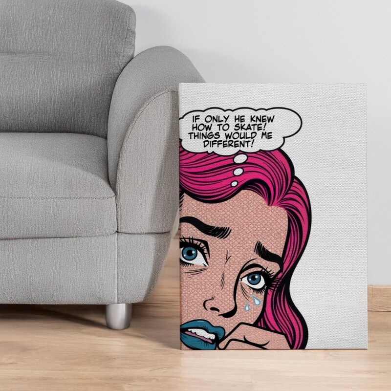 Crying Comic Girl - Etsy