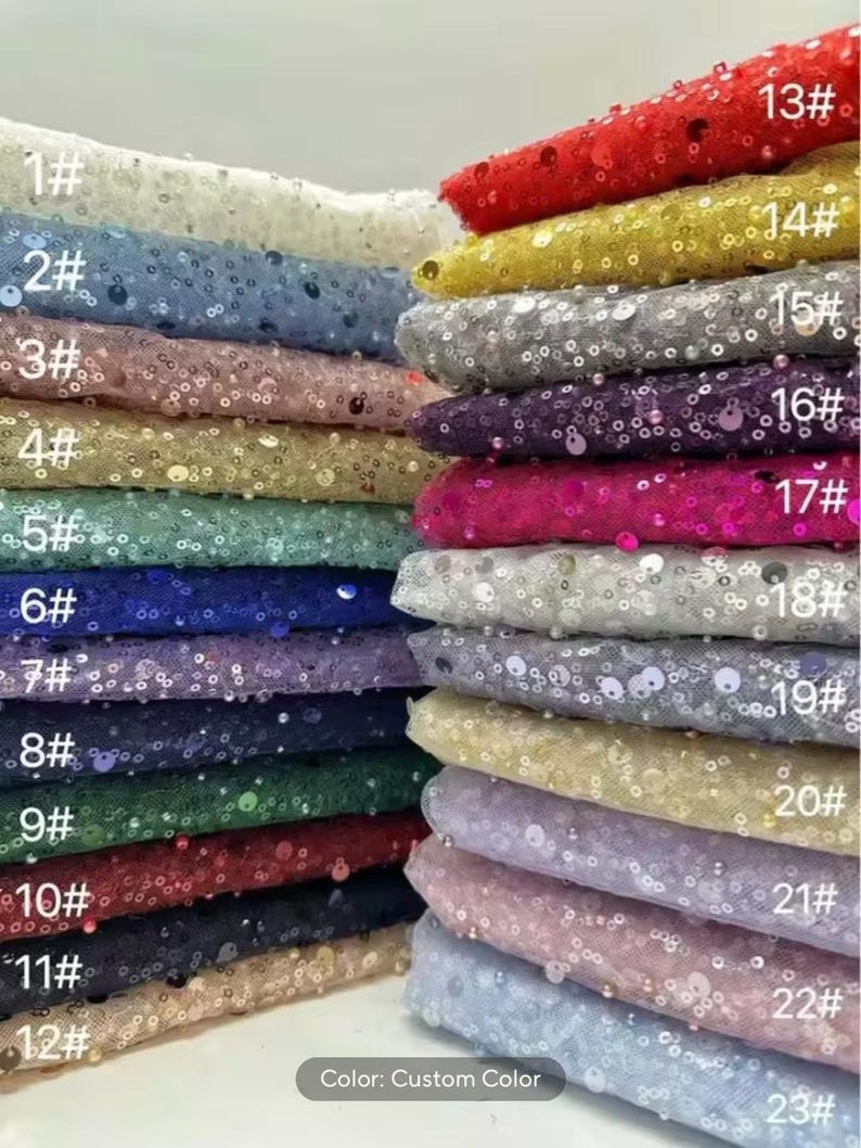 Luxury Hand-beaded Mermaid Gown – Custom Color Prom Dress With Pearl ...