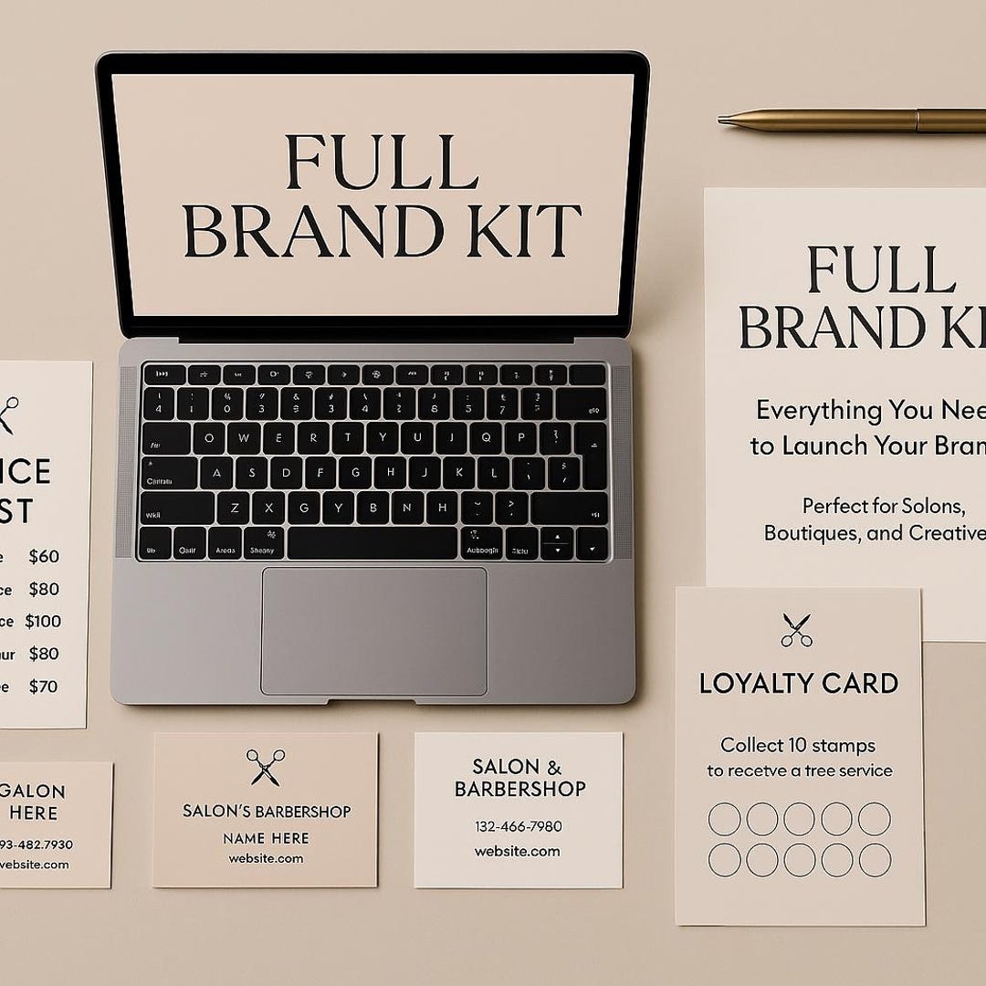 20 Branding Kit Templates,custom Logo, Price List, Business Card ...