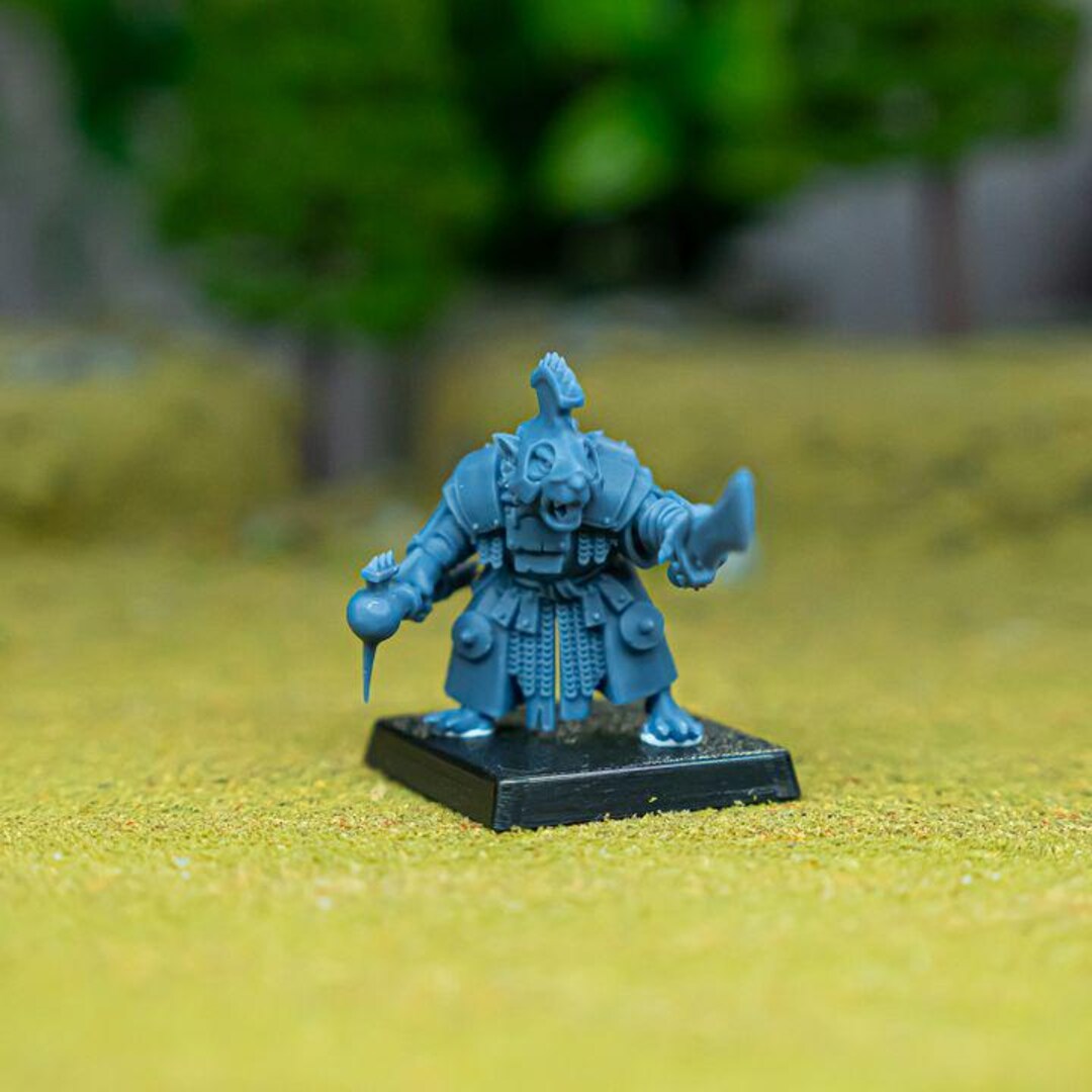 Resin Miniature 32mm – Sewer Vermin Lord for Dnd / Highlands Miniatures ...
