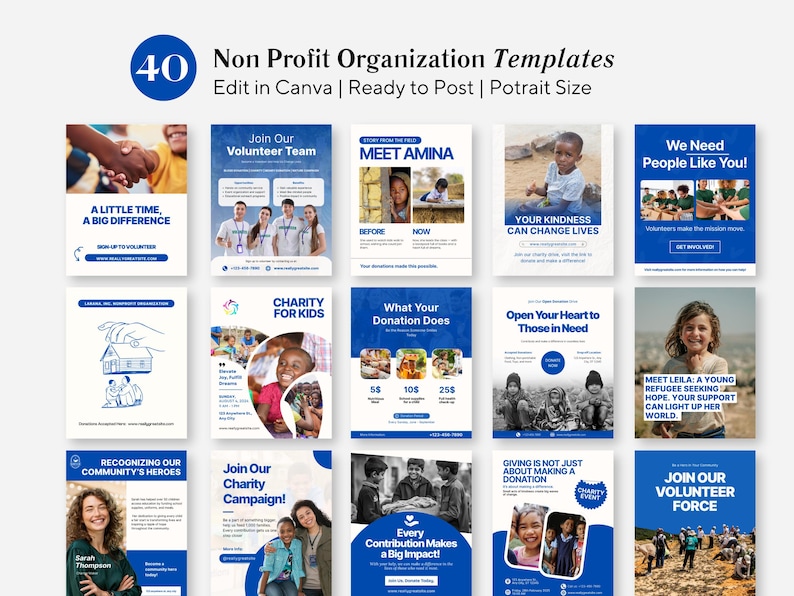 Non-profit Social Media, Ngos Templates, Donation, Fundraising, Charity ...