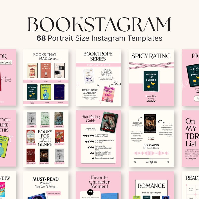 Tbr Instagram Template - Etsy UK